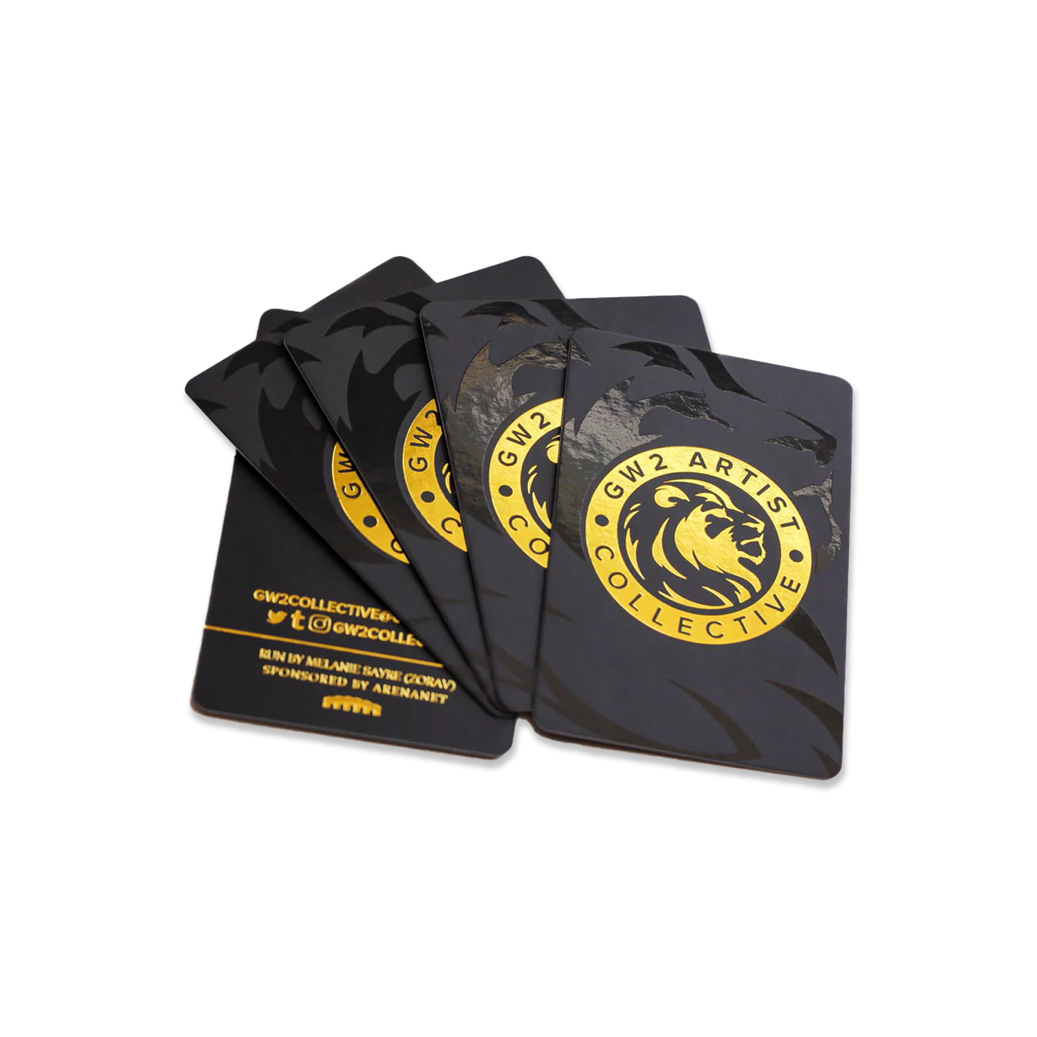 Rounded Corner Gold Foil Matt Lamination 400gsm - AMG Digitech